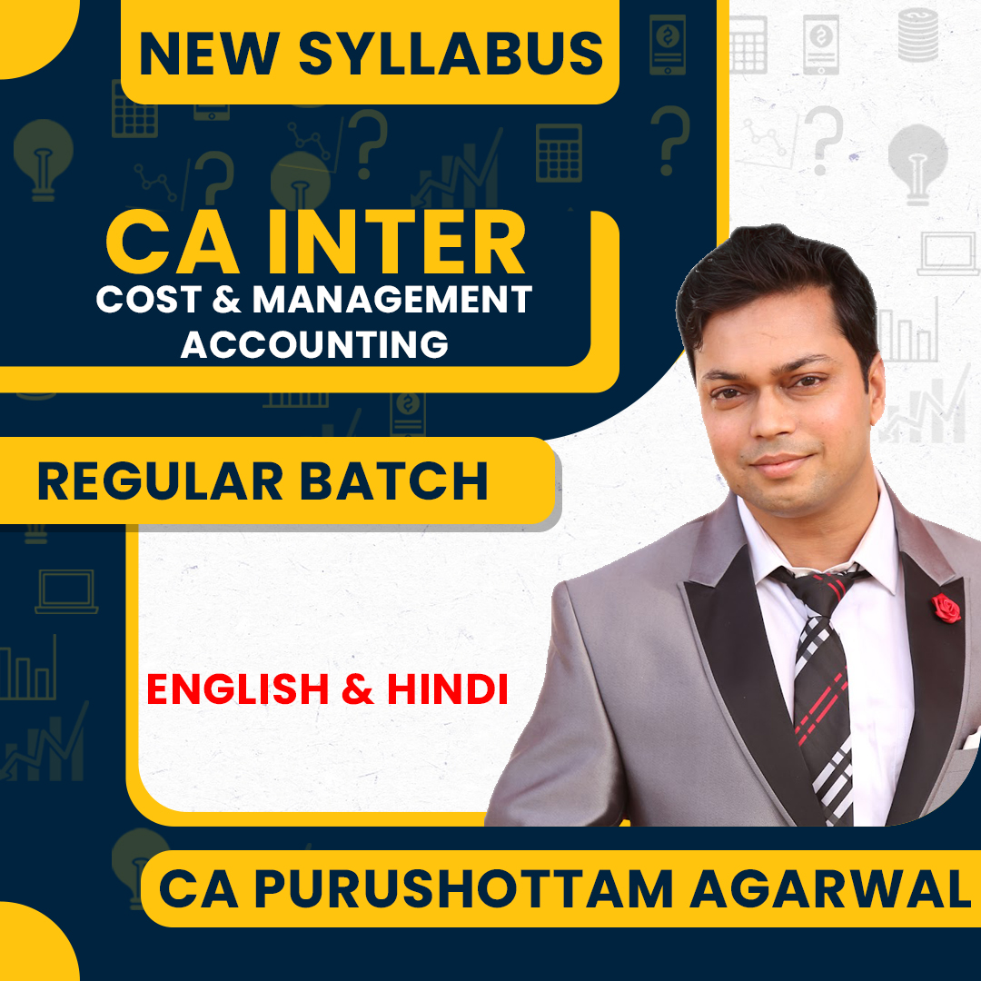 CA Purushottam Aggarwal Cost & Management Accounting Regular online ...
